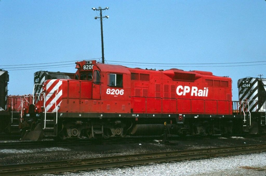 CP 8206 Toronto 24June1989 – T.Ellis photo | Waterloo Region Model Railway Club